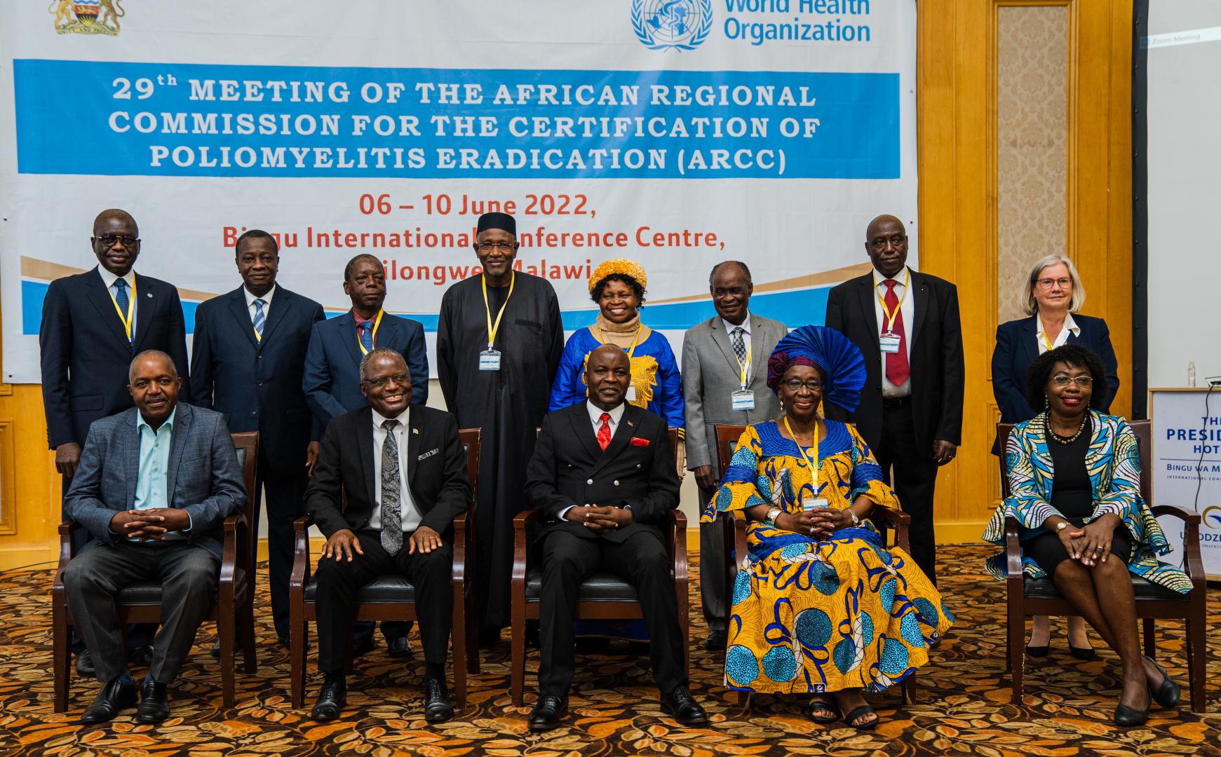 Malawi hosts the 29th Africa Regional Certification Commission (ARCC) for Poliomyelitis ...